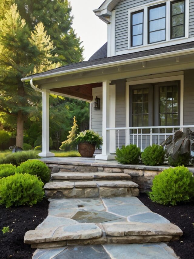16 Trendy Front Porch Landscaping Ideas for Welcoming Home - Homezillo