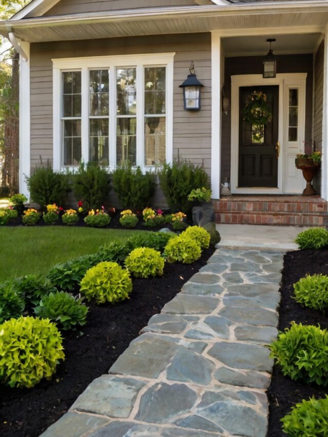 16 Trendy Front Porch Landscaping Ideas for Welcoming Home - Homezillo