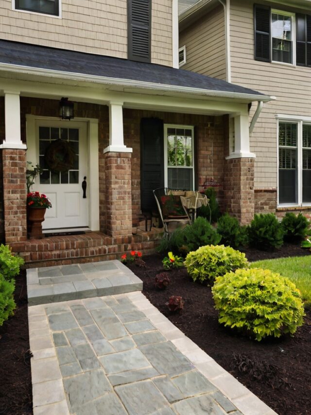 16 Trendy Front Porch Landscaping Ideas for Welcoming Home - Homezillo