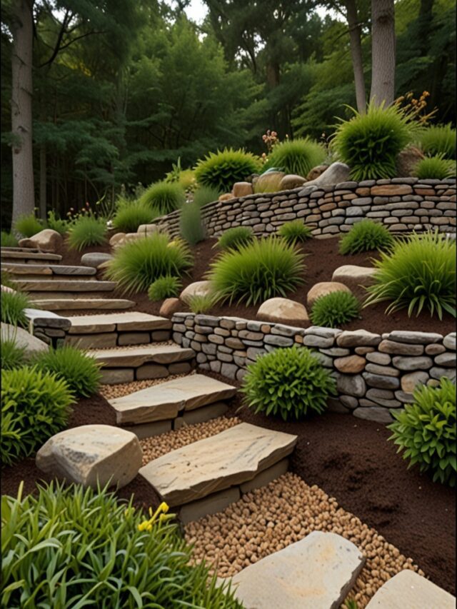 15+ Hillside Landscaping Ideas: How to Add Retaining Walls to Your ...