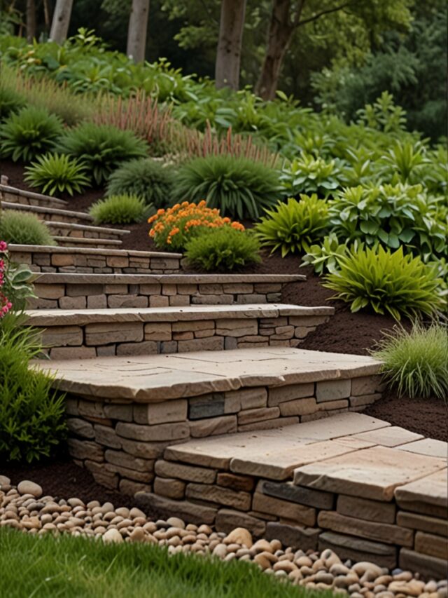 15+ Hillside Landscaping Ideas: How to Add Retaining Walls to Your ...