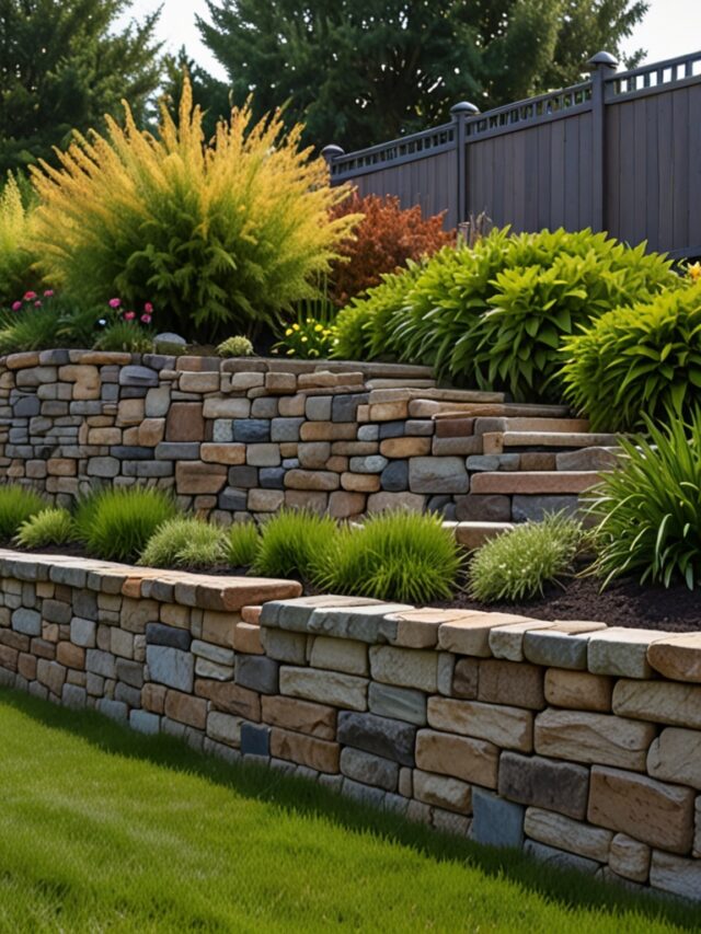 15+ Hillside Landscaping Ideas: How to Add Retaining Walls to Your ...