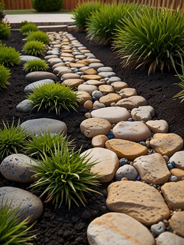 15+ Landscaping Ideas Front Yard Rocks: How to Create a Beautiful Rock ...
