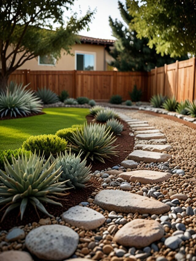 15+ Landscaping Ideas Front Yard Rocks: How to Create a Beautiful Rock ...