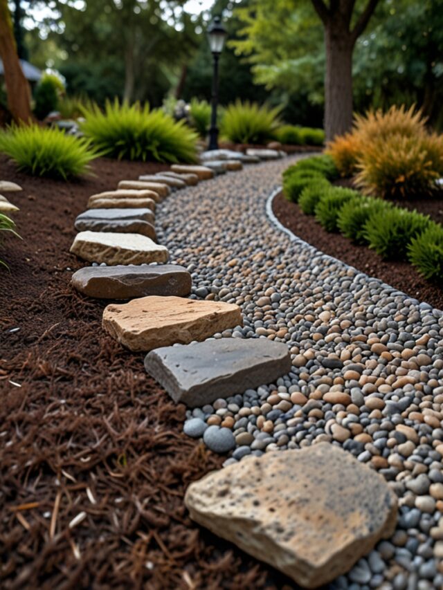 15+ Landscaping Ideas Front Yard Rocks: How to Create a Beautiful Rock ...
