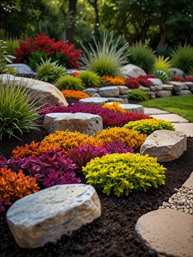 15+ Landscaping Ideas Front Yard Rocks: How to Create a Beautiful Rock ...