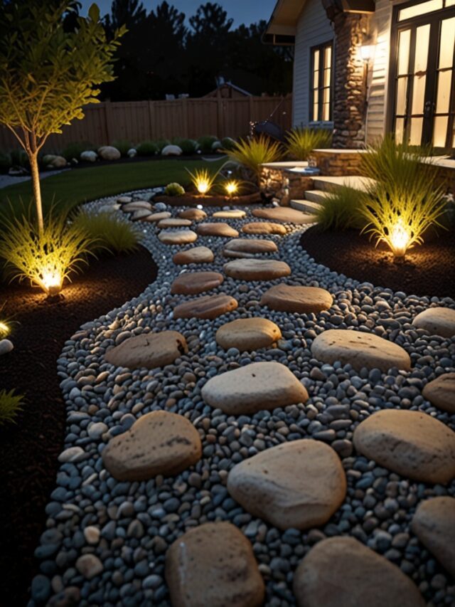 15+ Landscaping Ideas Front Yard Rocks: How to Create a Beautiful Rock ...