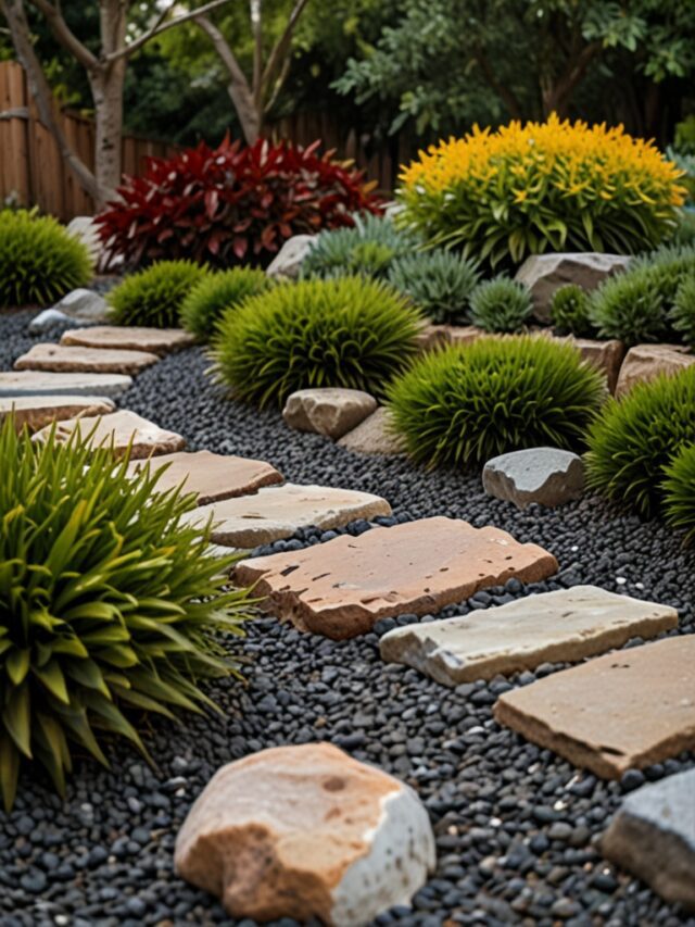 15+ Landscaping Ideas Front Yard Rocks: How to Create a Beautiful Rock ...