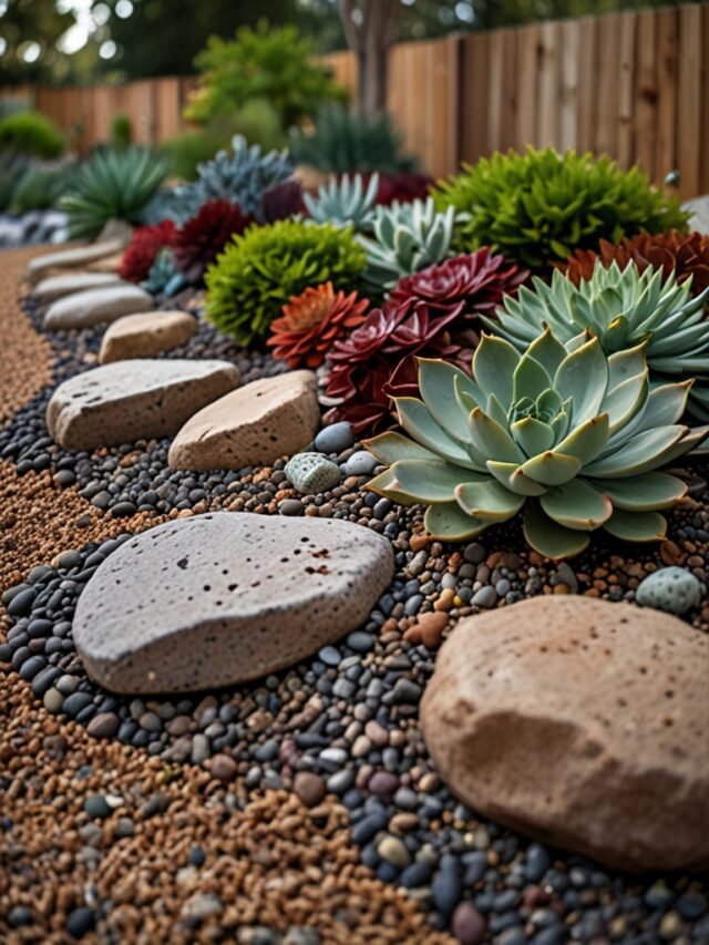 15+ Landscaping Ideas Front Yard Rocks: How to Create a Beautiful Rock ...