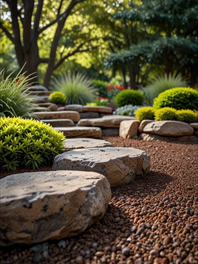 15+ Landscaping Ideas Front Yard Rocks: How to Create a Beautiful Rock ...