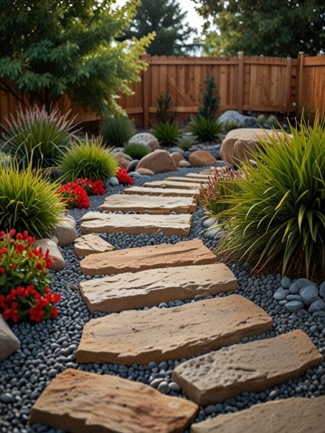 15+ Landscaping Ideas Front Yard Rocks: How to Create a Beautiful Rock ...