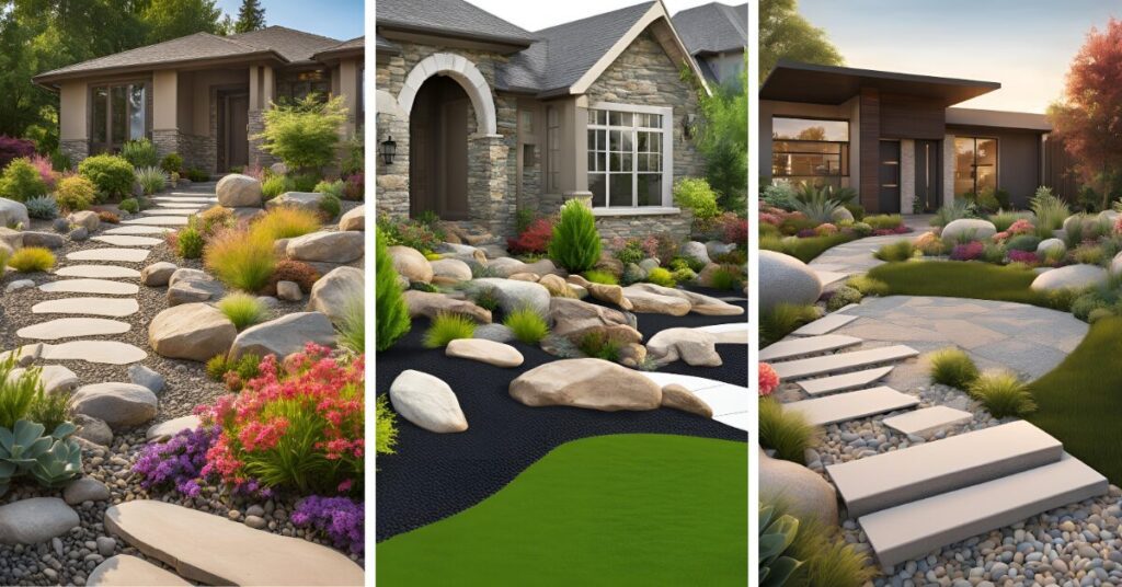 15+ Landscaping Ideas Front Yard Rocks: How to Create a Beautiful Rock ...