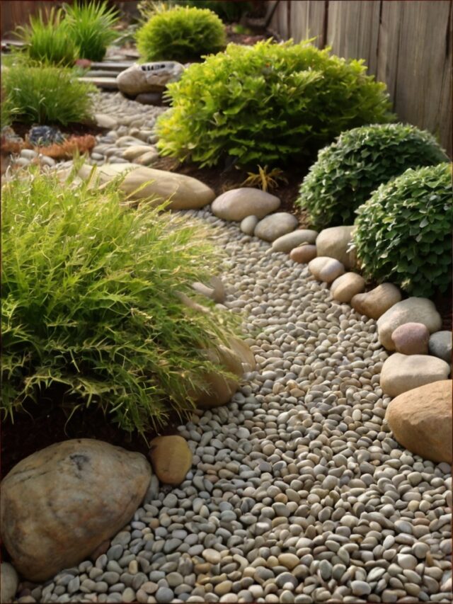 15+ Beautiful River Rock Landscaping Ideas - Homezillo