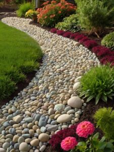 15+ Beautiful River Rock Landscaping Ideas - Homezillo