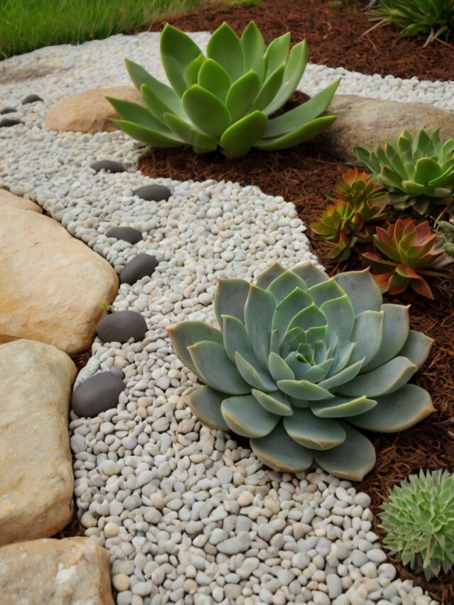 15+ Beautiful River Rock Landscaping Ideas - Homezillo