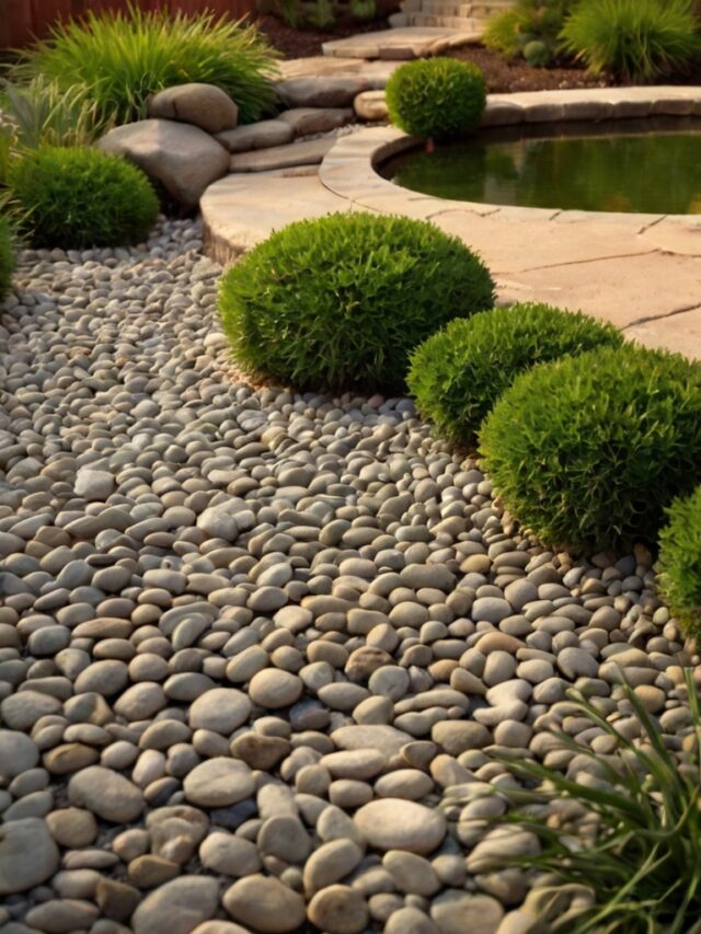 15+ Beautiful River Rock Landscaping Ideas - Homezillo