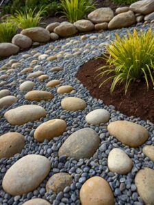 15+ Beautiful River Rock Landscaping Ideas - Homezillo