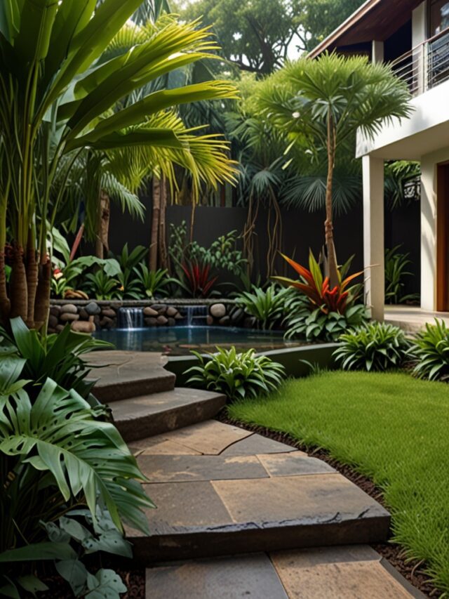 16 Tropical Landscape Ideas You'll Love - Homezillo