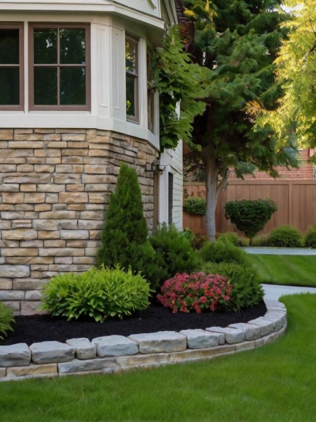 15+ Corner Landscaping Ideas: Modern, Trendy, Beautiful Garden - Homezillo
