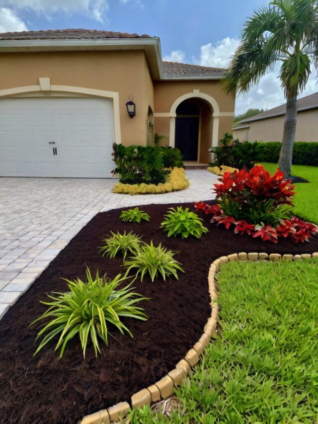 15+ Affordable Front Yard Landscaping Ideas Florida - Homezillo