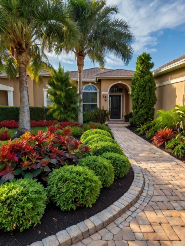 15+ Affordable Front Yard Landscaping Ideas Florida - Homezillo