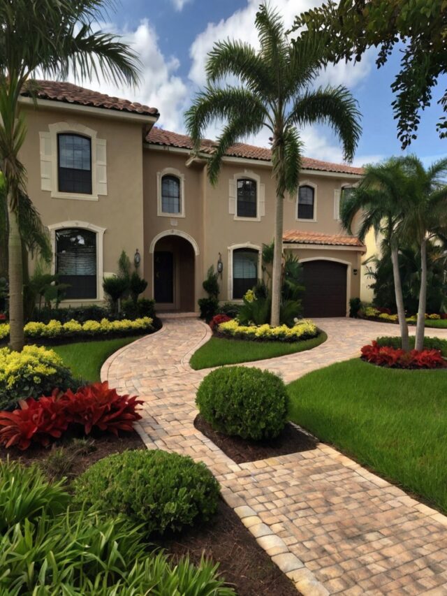 15+ Affordable Front Yard Landscaping Ideas Florida - Homezillo