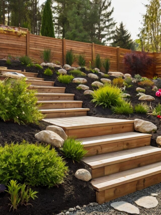 16 Stunning Sloped Backyard Landscaping Ideas - Homezillo