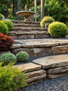 16 Stunning Stone Landscaping Ideas for Front Yard - Homezillo