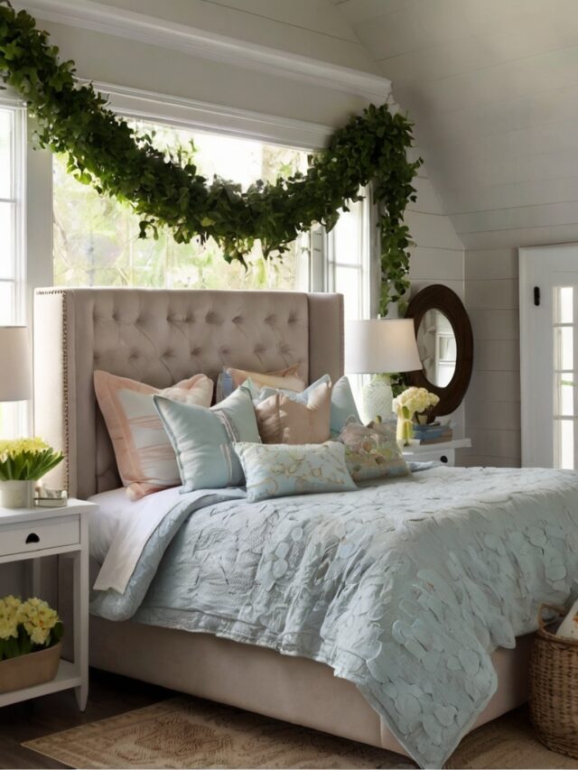 16 Spring Bedroom Decorating Ideas: Fresh Makeover - Homezillo