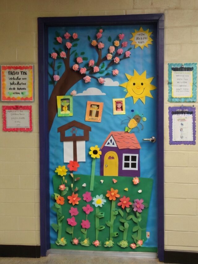 16 Best Spring Classroom Door Ideas: Brighten Up Your Classroom - Homezillo