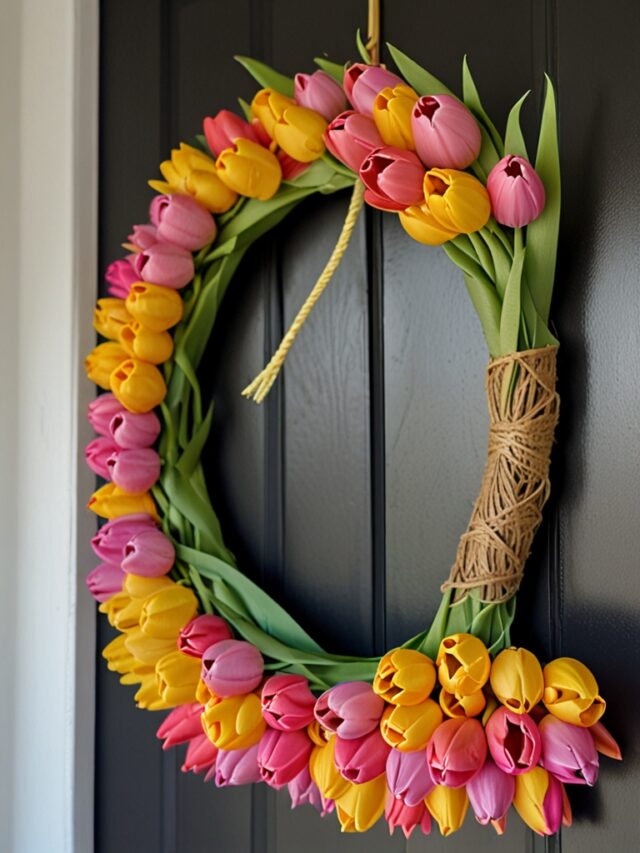 15+ Unique Spring Door Decor Ideas - Homezillo