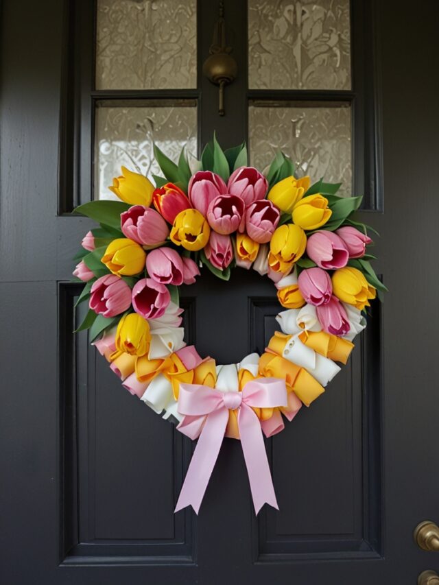 15+ Unique Spring Door Decor Ideas - Homezillo