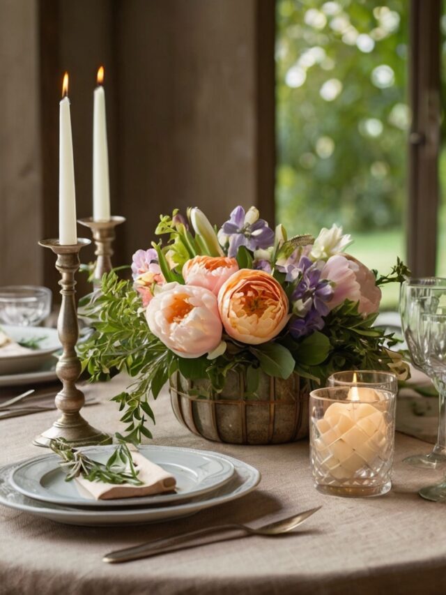 16 Spring Table Decor Ideas to Freshen Up Your Space - Homezillo