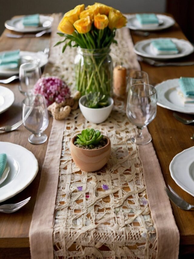16 Spring Table Decor Ideas to Freshen Up Your Space - Homezillo
