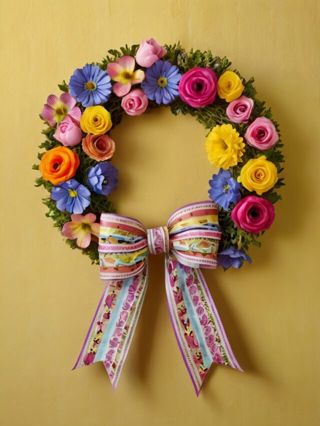 16 Easy Spring Wreath Ideas You’ll Love to DIY - Homezillo