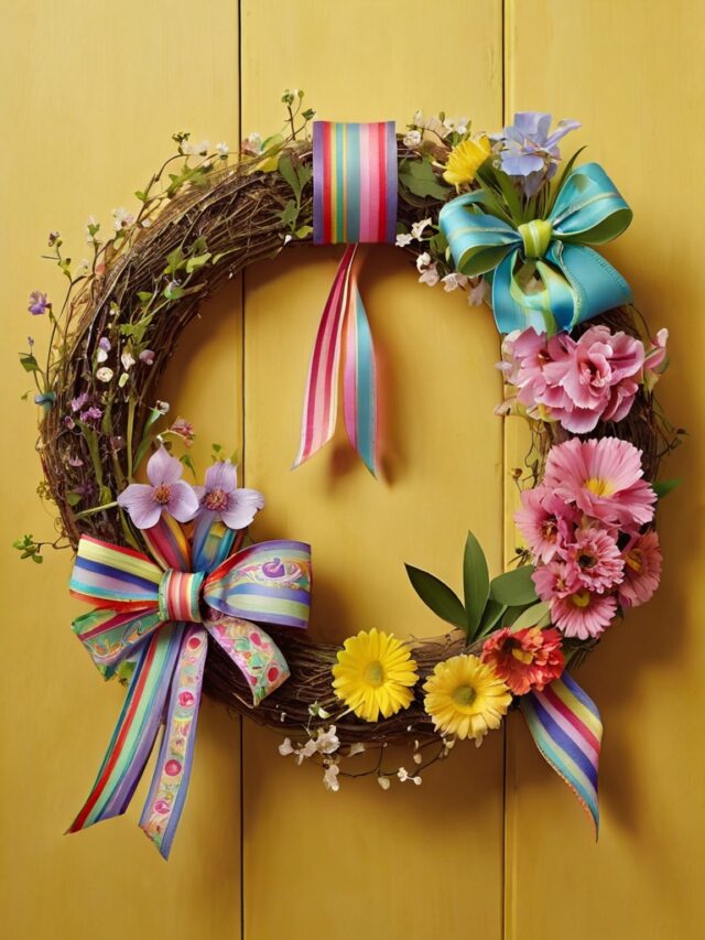 16 Easy Spring Wreath Ideas You’ll Love to DIY - Homezillo