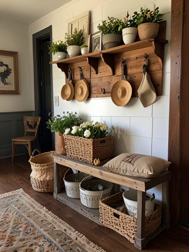 15+ Stunning Farmhouse Spring Decor Ideas - Homezillo