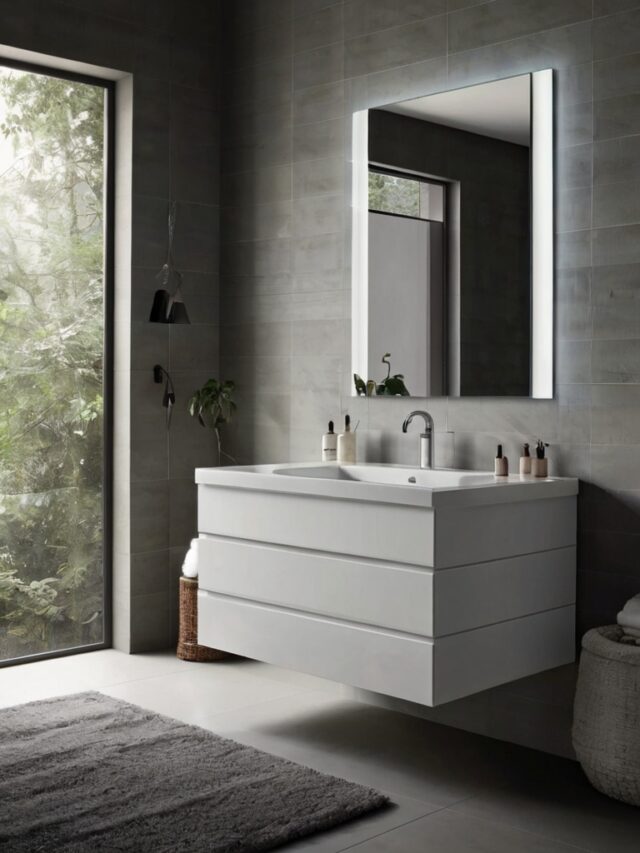 15+ Contemporary White Bathroom Ideas Elevate Your Space - Homezillo