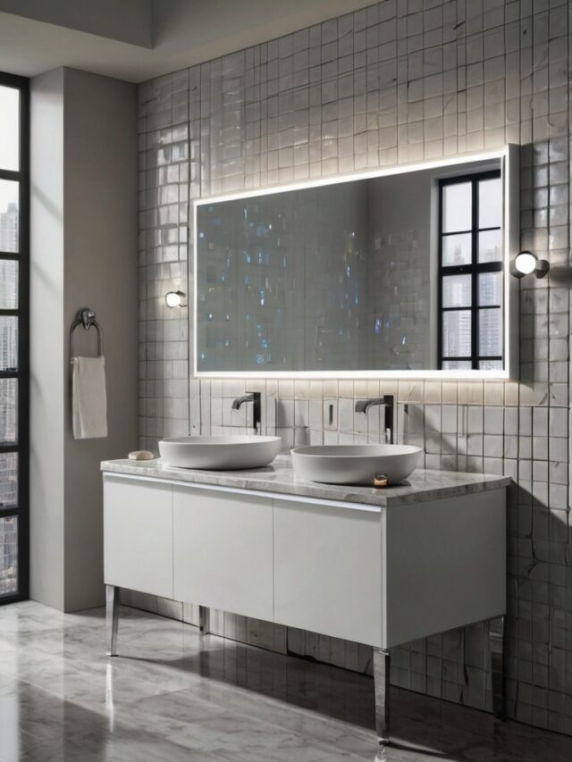 15+ Contemporary White Bathroom Ideas Elevate Your Space - Homezillo