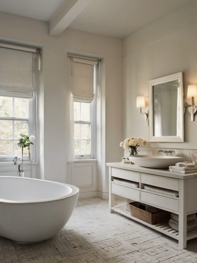 15+ Small White Bathroom Ideas to Maximize Space(Easy Tips) - Homezillo
