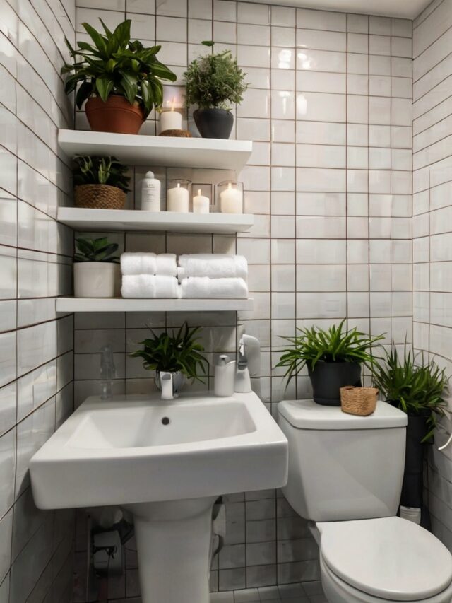 15+ Small White Bathroom Ideas to Maximize Space(Easy Tips) - Homezillo