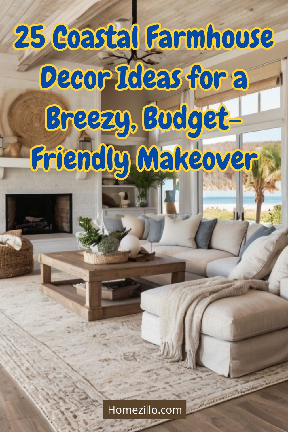 15 Coastal Farmhouse Decor Ideas for Budget-Friendly Home - Homezillo