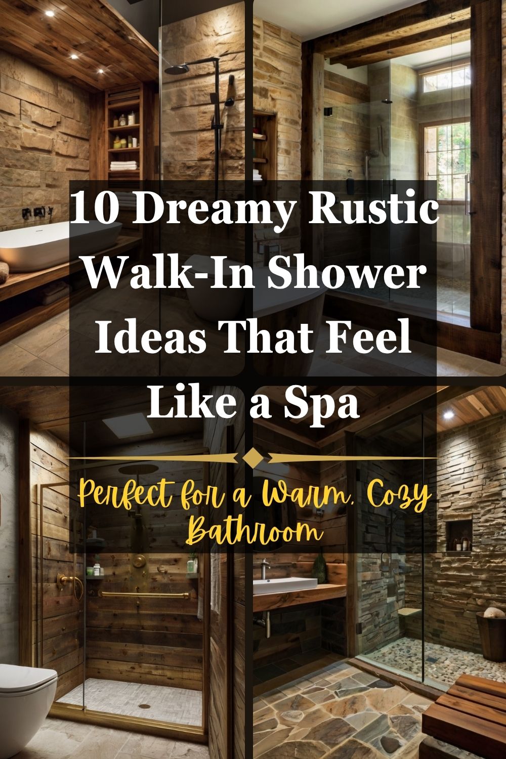 16 Rustic Walk In Shower Ideas You’ll Want to Steal - Homezillo